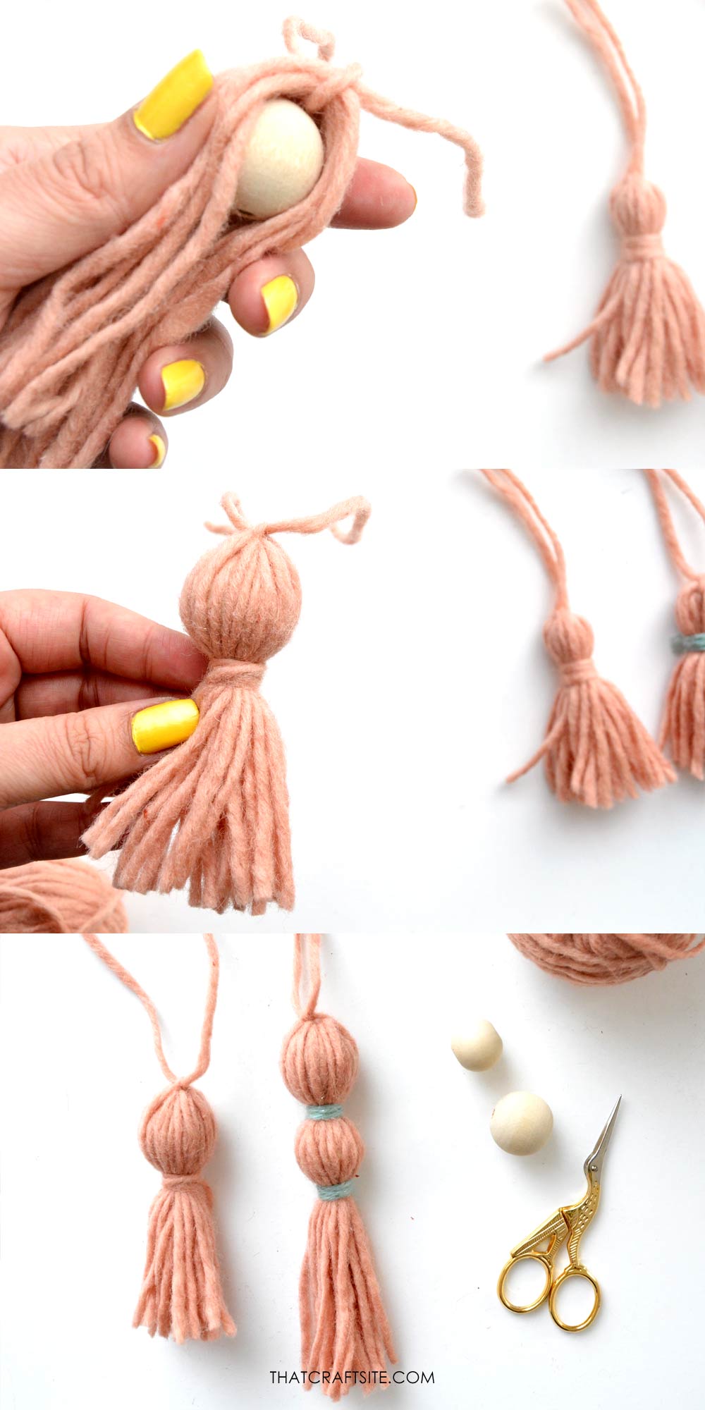 How to Make DIY Yarn Tassels in 5 Minutes!